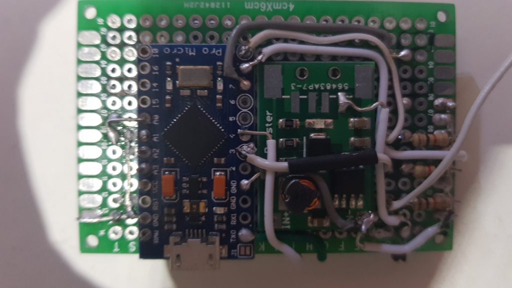 Homemade alkaline powered tiny Arduboy