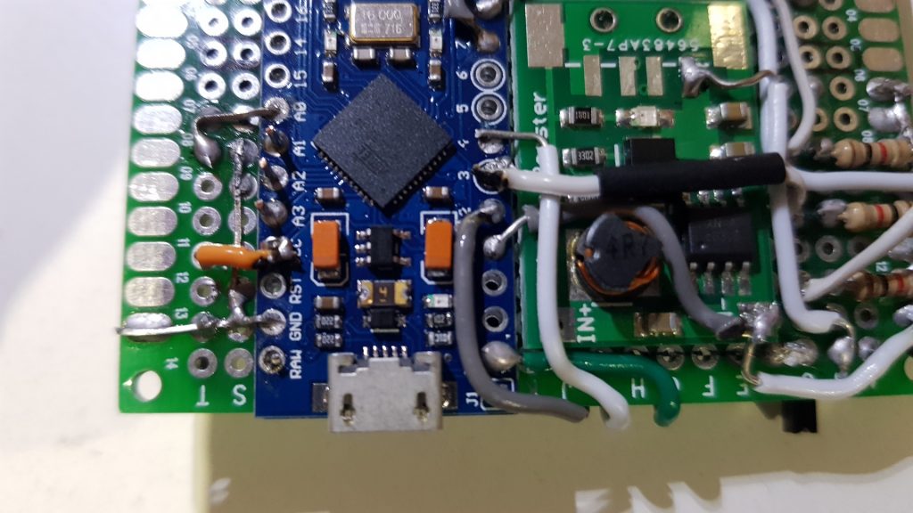 Homemade alkaline powered tiny Arduboy